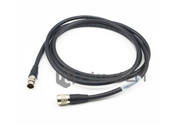 China Hirose M12 12Pin Power and IO Cable with Flying Leads for Analog Camera supplier