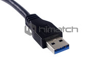 5 Meters USB3 A to Micro B Down Angeled Cable with Screws for Industrial Camera