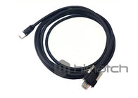 Industrial Gigabit Ethernet Cable RJ45 Plug 30 - 80V For Data Transmission