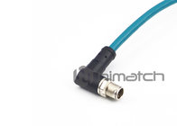 IP67 Waterproof Industrial Ethernet Cable M12 A Code 4P CC Link Durable Cable