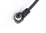 Right Angle 6 Pin Hirose Cable / Female To Open Cable 5 Meters For Analog Camera
