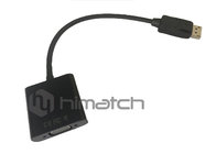 High Definition Displayport 1.2 To VGA Cable Male To Female 1080P DP Video Cable