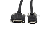 High Flexible MDR 26pin To SDR 26pin Power Over Cable with Thumbscrews locking and PVC Jacket